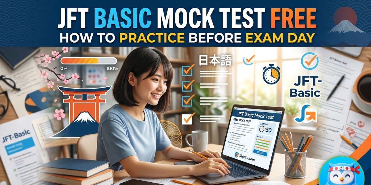 Free JFT Basic Mock Test 2026 | Real CBT Practice — JFT Guru
